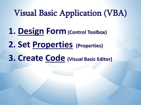 Ppt Welcome To Transforming Powerpoint Creating An Interactive Environment Using Vba