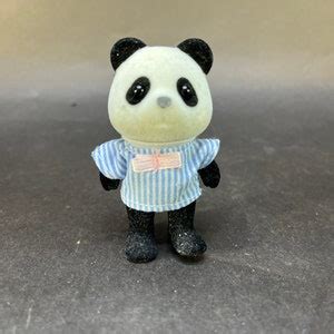 Vintage Calico Critters Sylvanian Family Bamboo Pandas Made In Taiwan Etsy