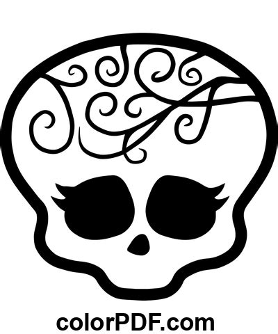 Honey Swamp Monster High Skullette Coloring Pages And Books In Pdf