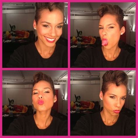 Alicia Keys Short Hair Styles Pixie Natural Hair Styles Medium Hair