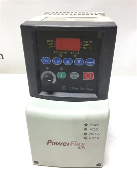Allen Bradley Powerflex 40 22b D010n104 Variable Frequency Drive