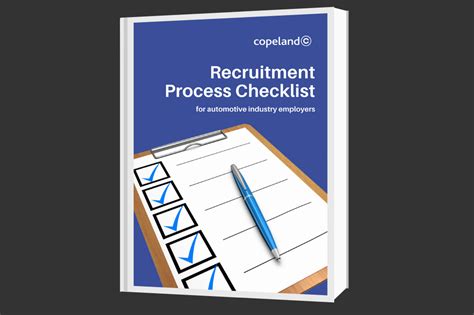 Recruitment Process Checklist Copeland Select Automotive Recruitment