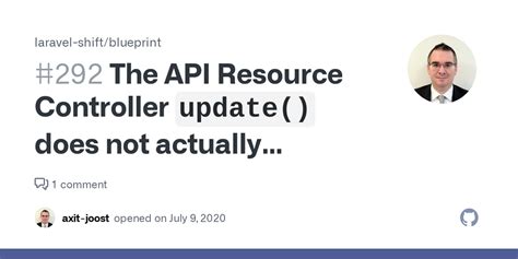 the api resource controller `update ` does not actually update · issue 292 · laravel shift