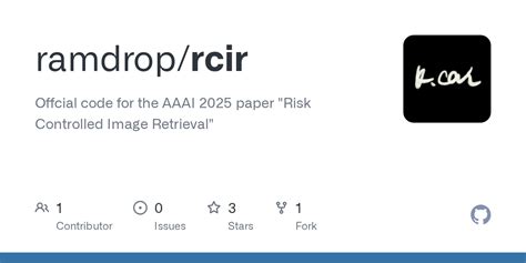 GitHub Ramdrop Rcir Offcial Code For The AAAI Paper Risk Controlled Image Retrieval