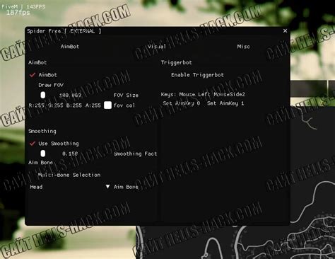 Читы для GTA FiveM 3258 Mod Menu Aimbot ESP box Godmode 2025