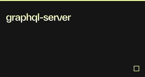 Graphql Server Codesandbox