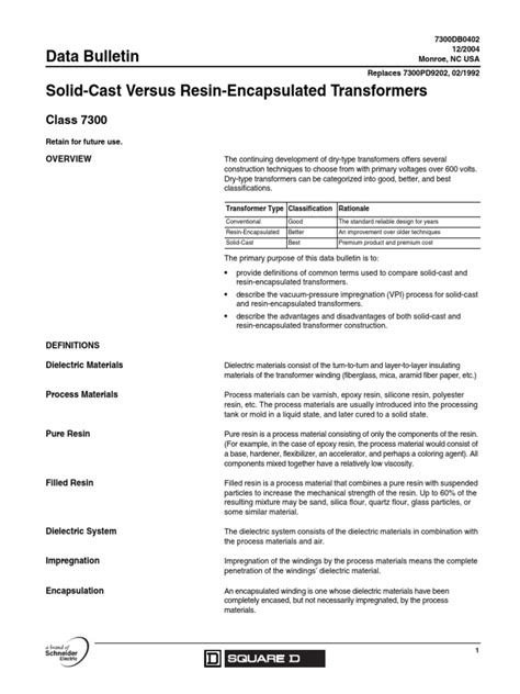 Dry Type Transformers Pdf Transformer Vacuum