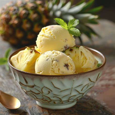 Pineapple Ice Cream Recipe The Flavour Smiths