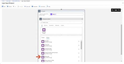 Using Logic Apps To Delete Files Older Than X Number Of Days From Azure