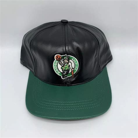 Adidas Vintage Boston Celtics Hat Snapback Cap Genuine Leather Grailed