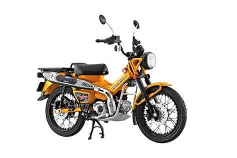 Model Bike 1 12 Honda Ct125 Hunter Cub Plastic Model Turmeric Yellow [aoshima] Nin Nin