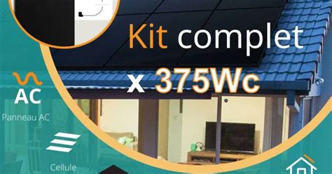 Kit Photovoltaïque 4125 Kw Sunpower Performance 6 Ac Avec 11 Panneaux Sunpower Performance 6 Ac