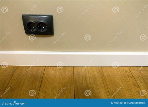 Pop Up Floor Socket For Data Socket Rj45 Cat6 Outlet On Tile Floor Royalty Free Stock Image