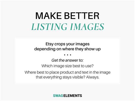 Etsy Photo Size Guide Etsy Listing Image Template Etsy Etsy