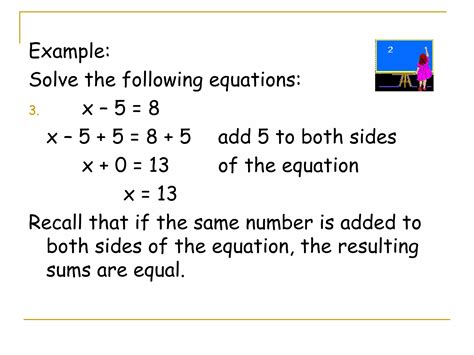 Linear Equations And Inequalities In One Variable Ppt