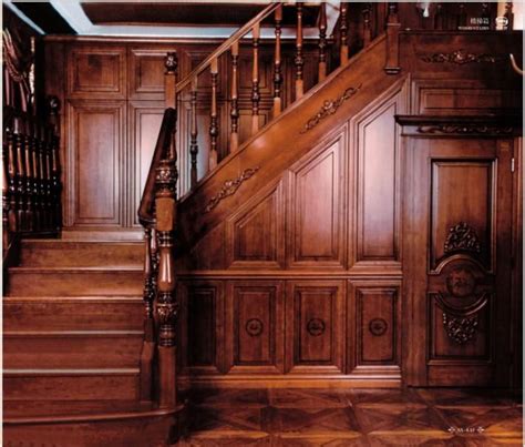 实木楼梯柜 旋转楼梯 转角楼梯 大山谷图库