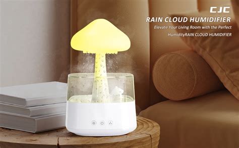 Rain Cloud Humidifier For Bedroom Water Drip Diffuser