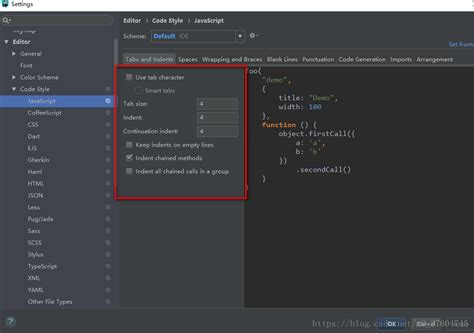 webstorm缩进配置 小小公举 博客园