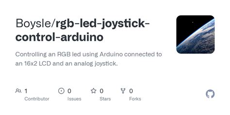 GitHub Babesle Rgb Led Joystick Control Arduino Controlling An RGB Led Using Arduino Connected