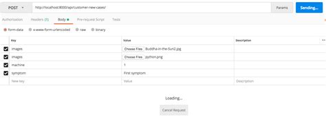 How To Post Multiple Images With Data To Django Rest In Single Shot