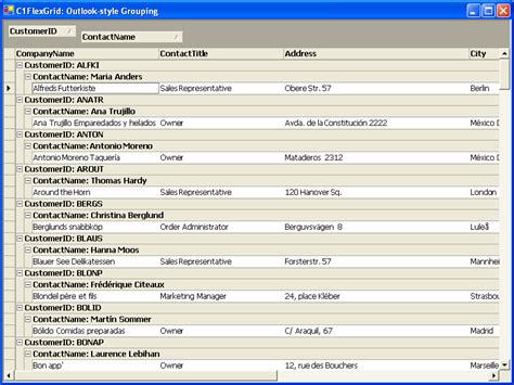 Componentone Flexgrid For Winforms（英語版）