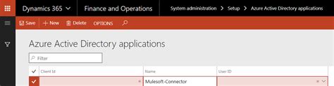 Mulesoft — Microsoft Dynamics 365 For Operations Connector