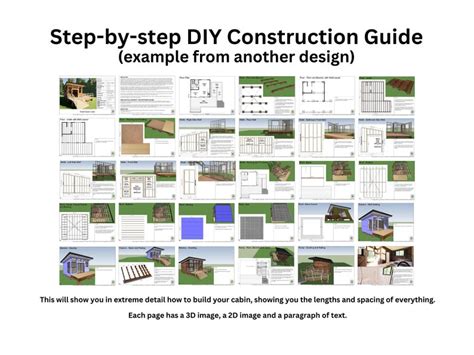 How To Build A Tiny Cabin Step By Step DIY Guide Materials List Draft Engineering Plan