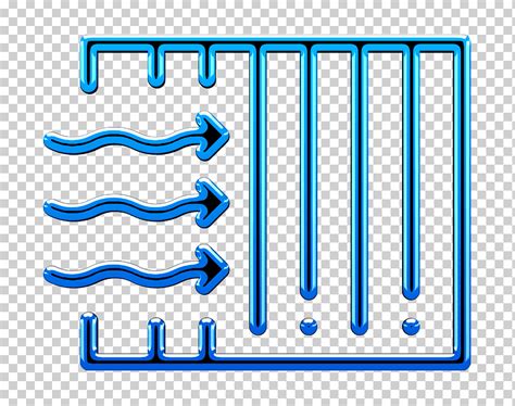 공기 필터 아이콘 자동차 엔진 아이콘 모터 아이콘 Hepa 공기 청정기 난방 환기 및 에어컨 물 필터 여과 용광로