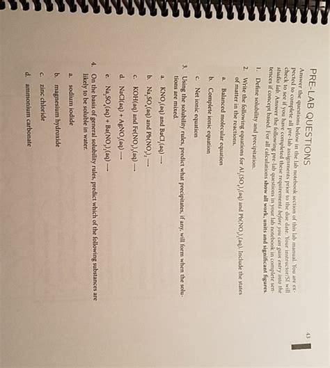 solved pre lab questions answer the questions below in the