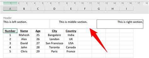 How To Add A Header In Microsoft Excel