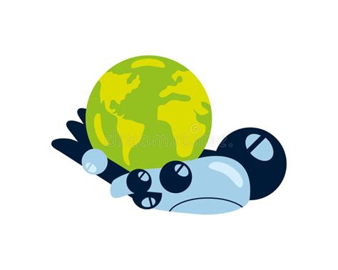 Advanced Robotics Hightech Stock Vector Illustration Of Futuristic 306814149