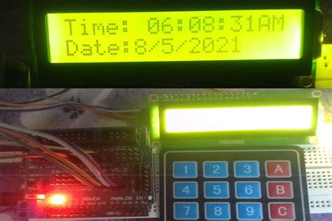 digital clock using arduino uno without rtc module