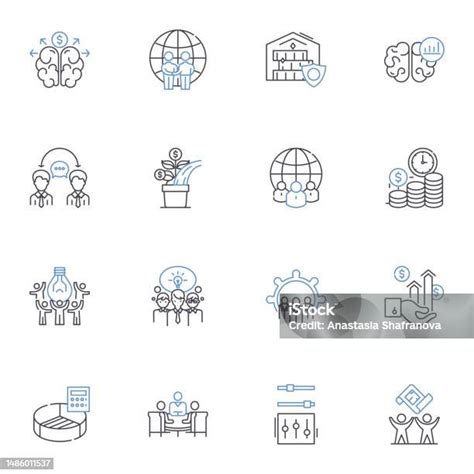 Missions Line Icons Collection Purpose Adventure Service Faith Outreach