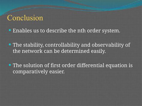 Ppt On State Variable Analysis For Engineeringpptx Free Download