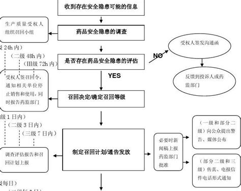药品召回流程图 Word文档在线阅读与下载 无忧文档