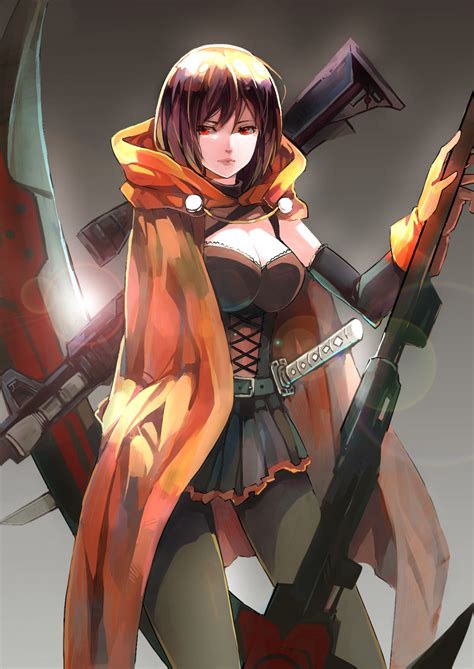Safebooru 1girl Alternate Costume Black Hair Breasts Cape Cleavage