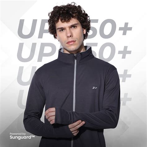 Sunscreen Jacket 20 Advanced Protection From Sun And Pollution Blue Tyga