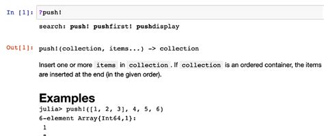 How To Show Docstring Based Documentation In Ijulia Notebooks Tooling Julia Programming