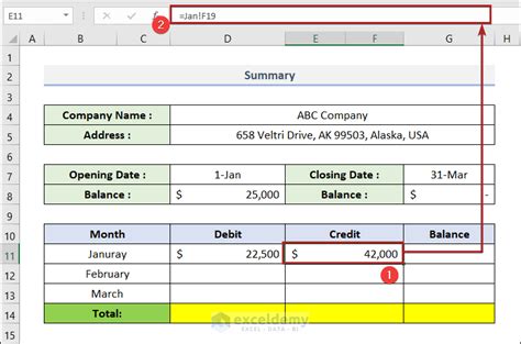 How To Make A Ledger In Excel With Easy Steps Exceldemy