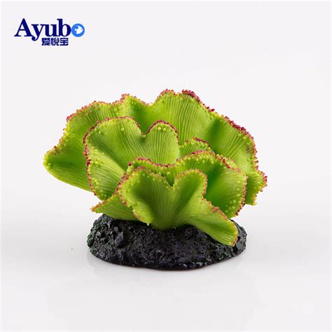 爱悦宝仿真软体珊瑚玻璃鱼缸水族箱造景装饰假山软水草假珊瑚虎窝淘