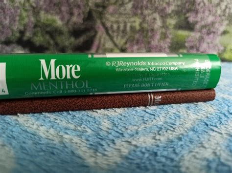Легендарные американские сигареты More 120s с ментолом Макс Фрунзе