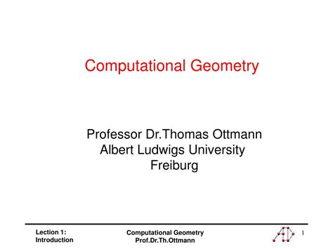 ppt computational geometry powerpoint presentation free download