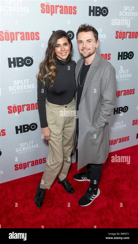 New York Ny January 9 2019 Jamie Lynn Sigler And Robert Iler