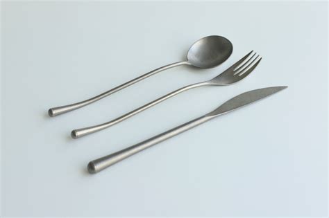 빈티지 유럽풍 무광 스테인리스 수저 커트러리 숟가락 젓가락 포크 나이프