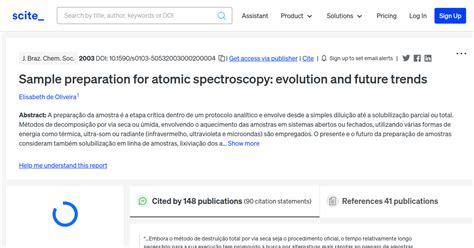 Sample Preparation For Atomic Spectroscopy Evolution And Future Trends