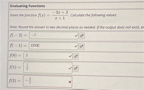solved evaluating functionsgiven the function f x 2x 3x 1