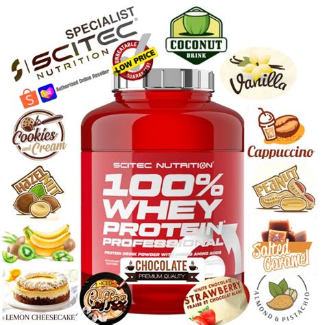 New Packaging Scitec Nutrition 100 Whey Protein Professional 2350g