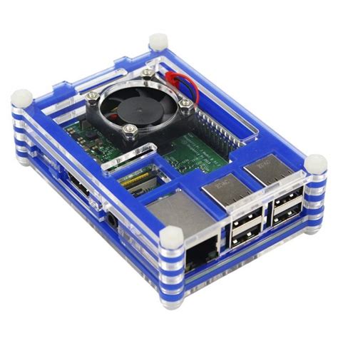 Raspberry Pi 3 Transparent Acrylic Shell Case Robotics Bangladesh