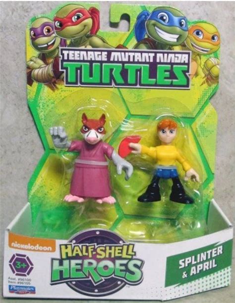 Half Shell Heroes Splinter And April 2014 Action Figures Tmnt Wiki Fandom