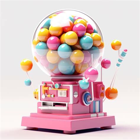 A Giant Candy Ball With A Large Candy Bar On It Premium Ai Generated